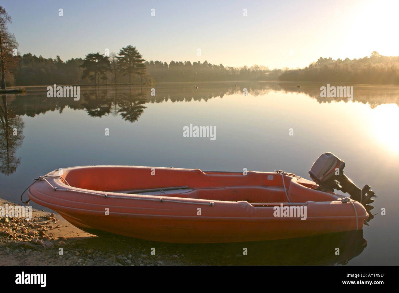 Boat on water Stock Photo - Alamy