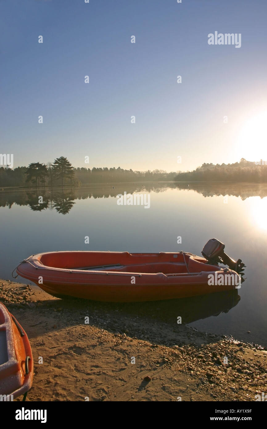 Boat on water Stock Photo - Alamy