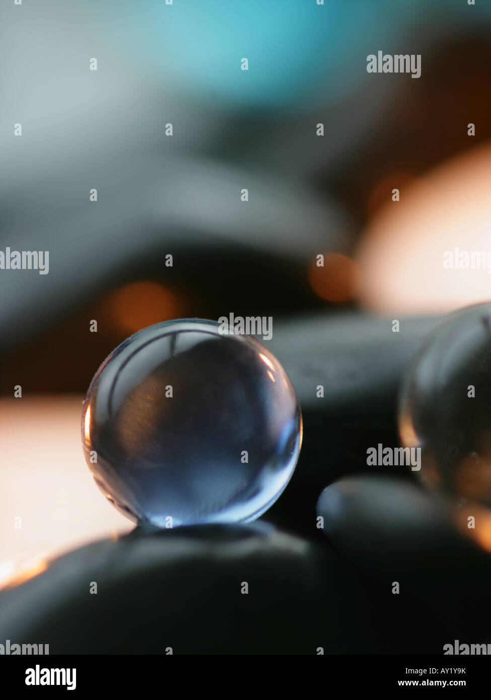 Close-up of a bath bead Stock Photo - Alamy