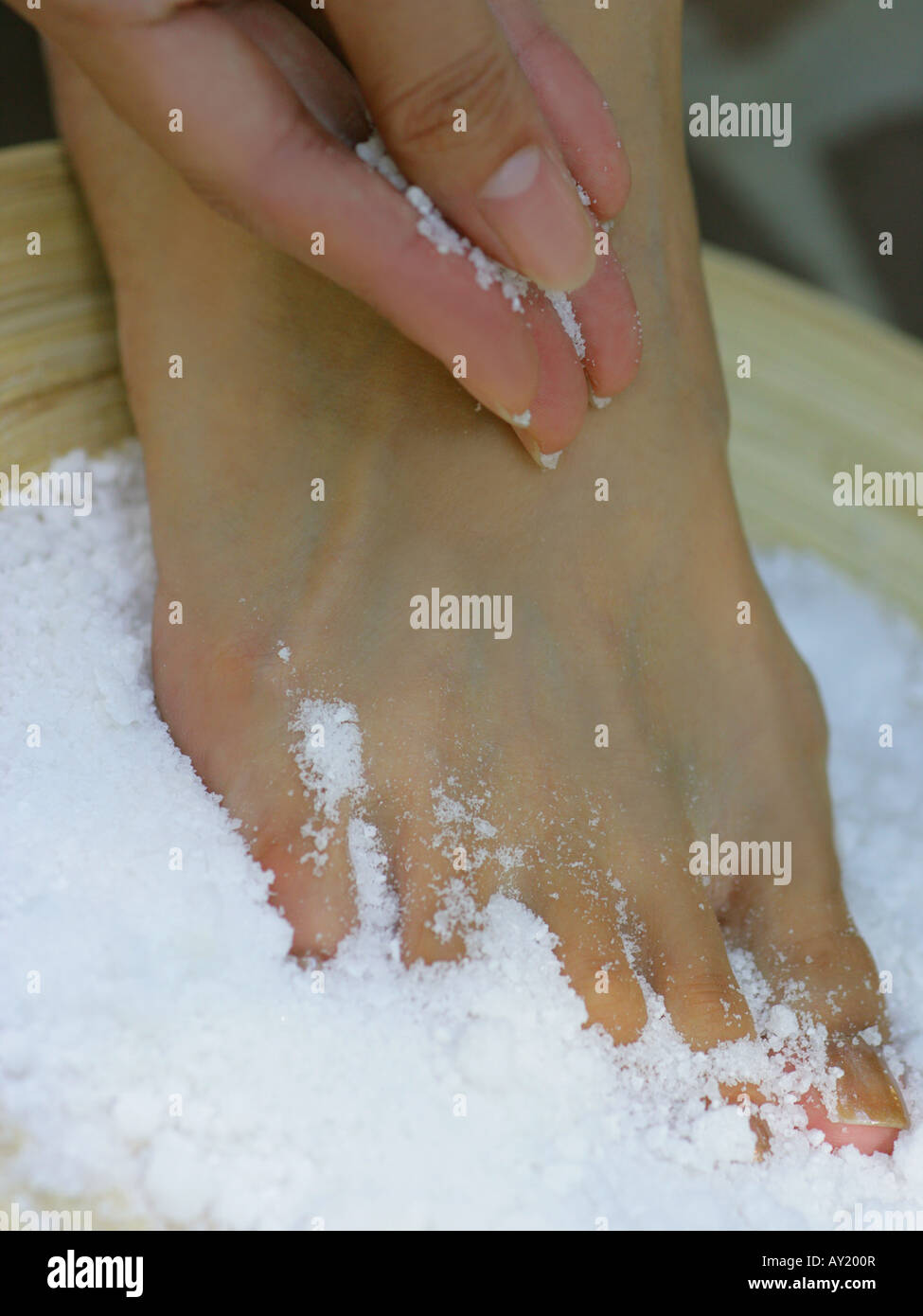 Salt hand woman part hi-res stock photography and images - Alamy