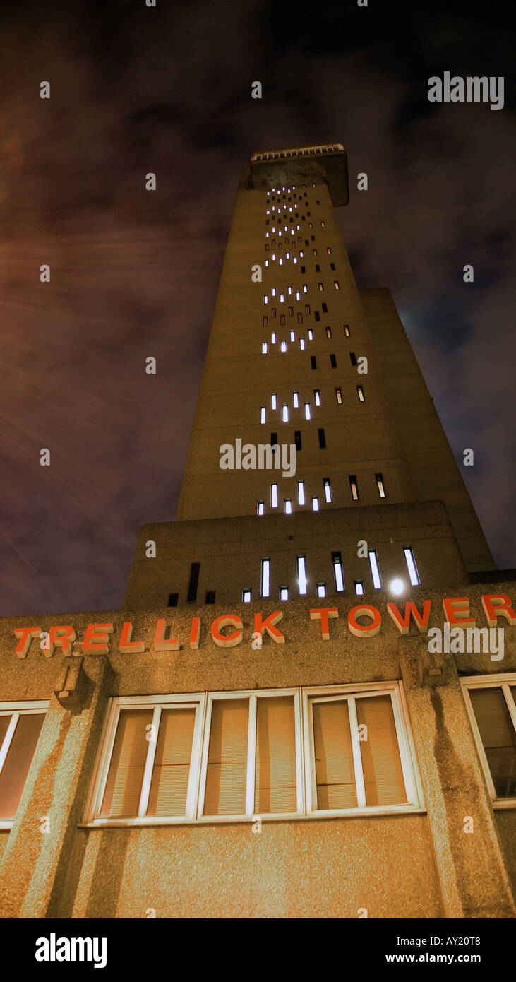 Residential tower block uk night hi-res stock photography and images ...