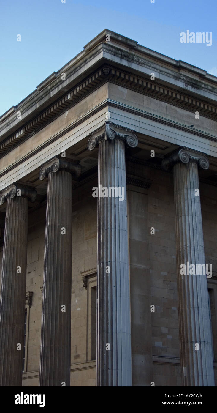Portico, British Museum, London, UK Stock Photo - Alamy
