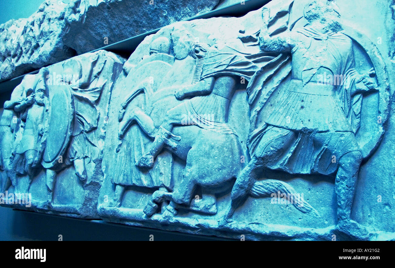 Parthenon frieze, British Museum, London, UK Stock Photo - Alamy