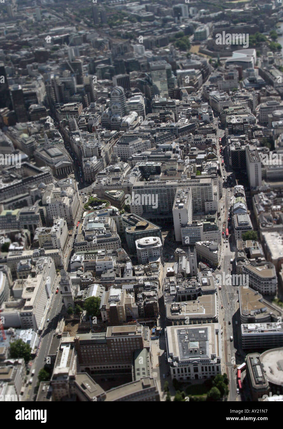 Financial district london arial hi-res stock photography and images - Alamy