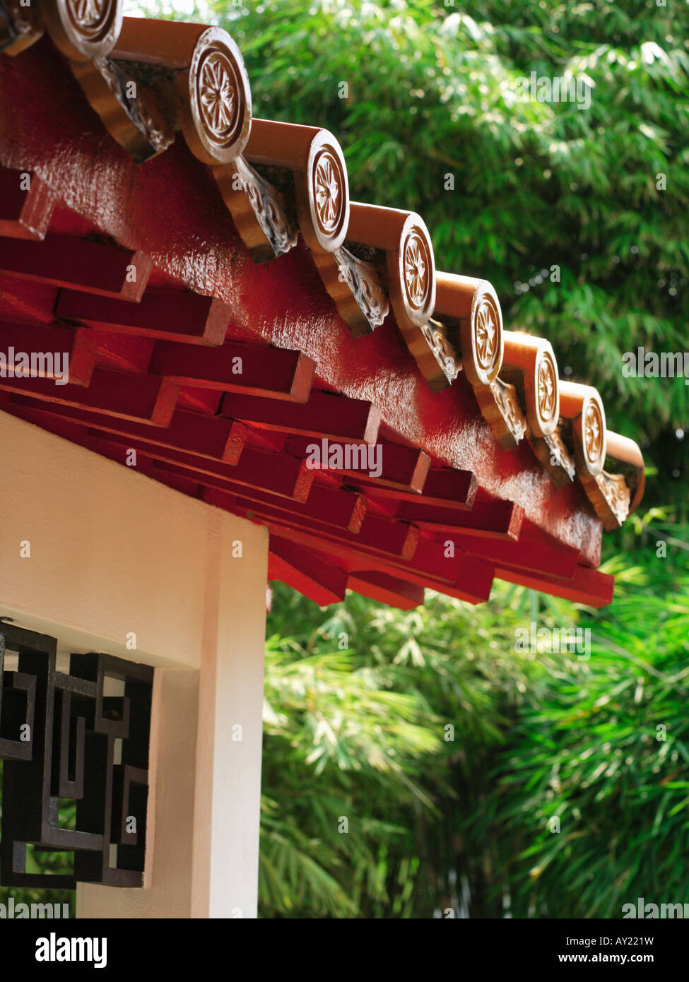 Low angle view of rooftop of a traditional house Stock Photo - Alamy