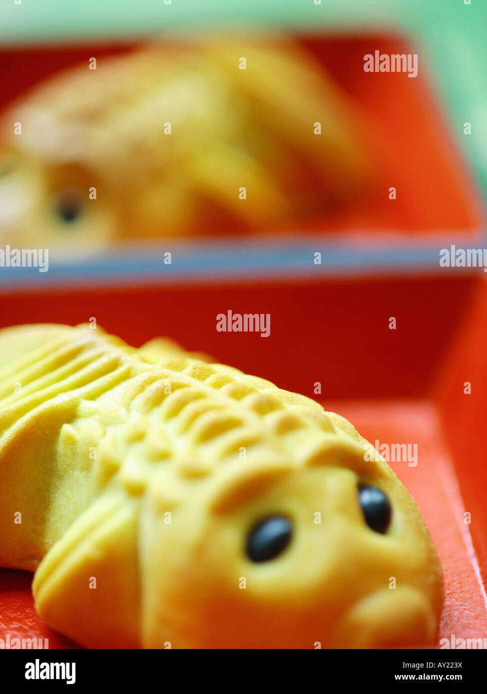 Close-up of a fish shaped cake Stock Photo - Alamy