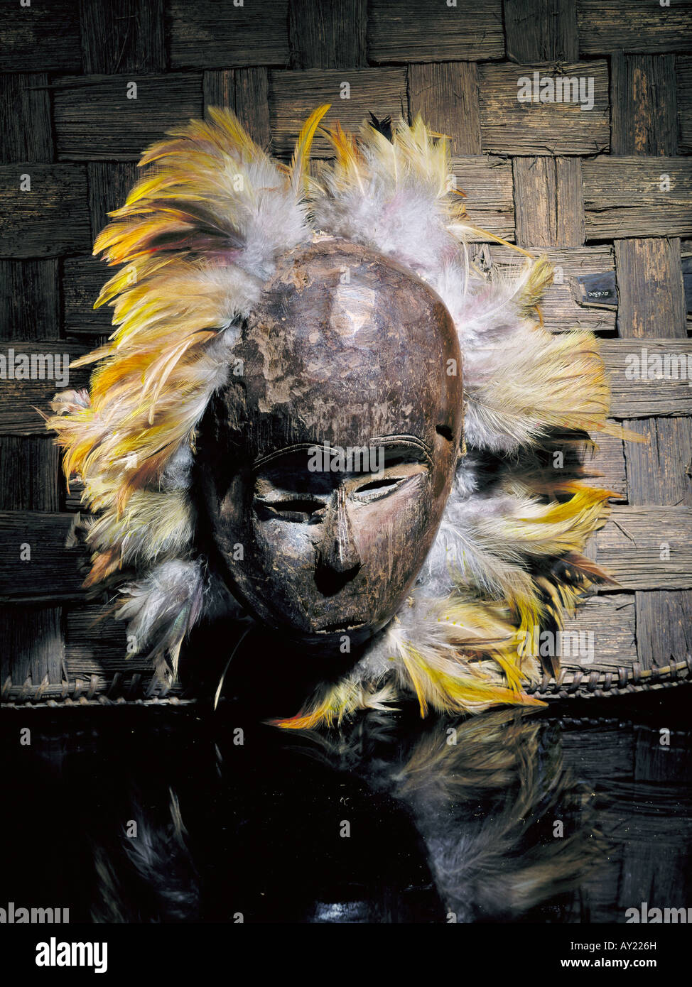 fine arts, Africa, sculpture, masks, Lega mask, painted wood carving ...