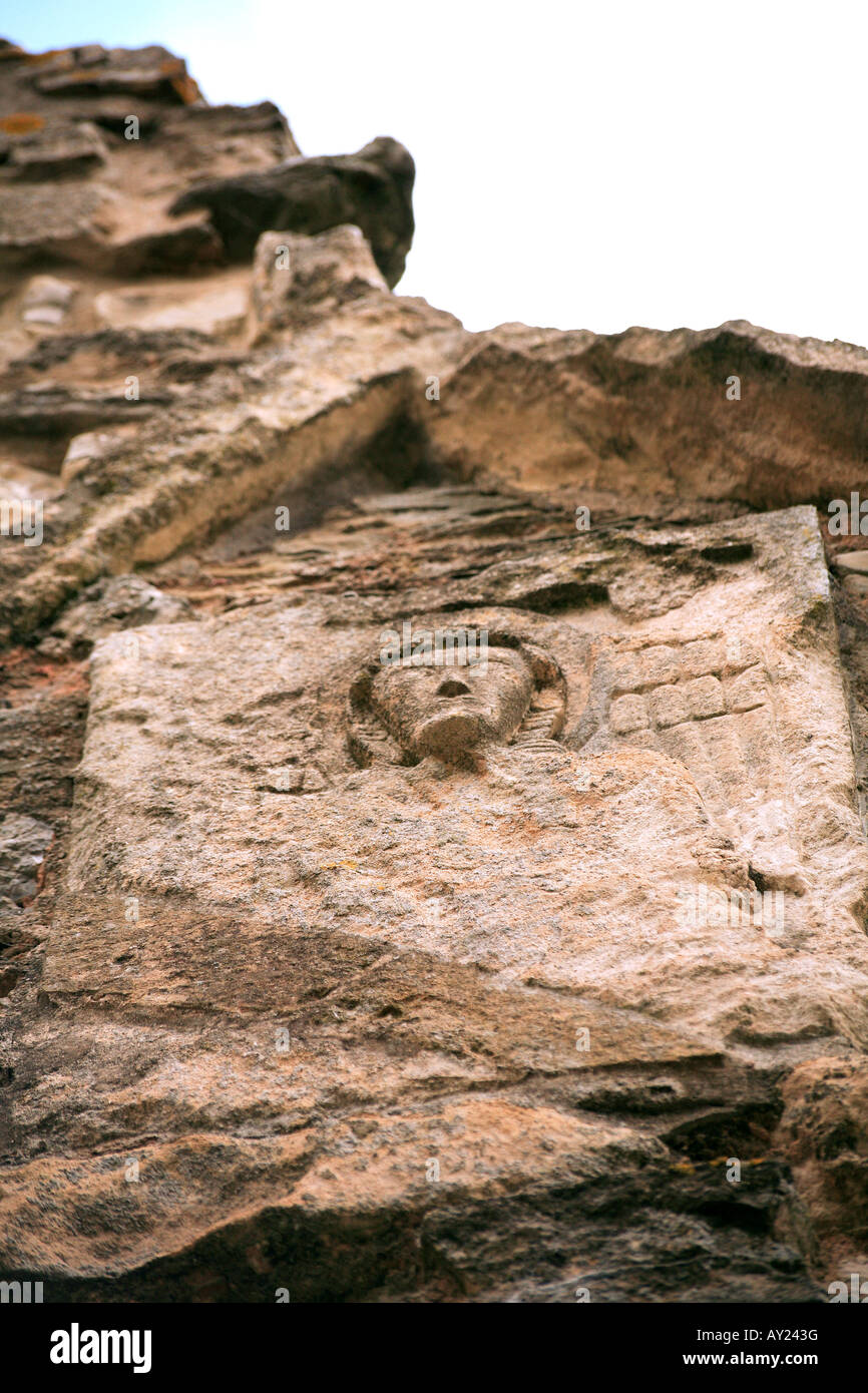 9th century saxon Angel in st. Mary's church Deerhurst Cotswolds ...