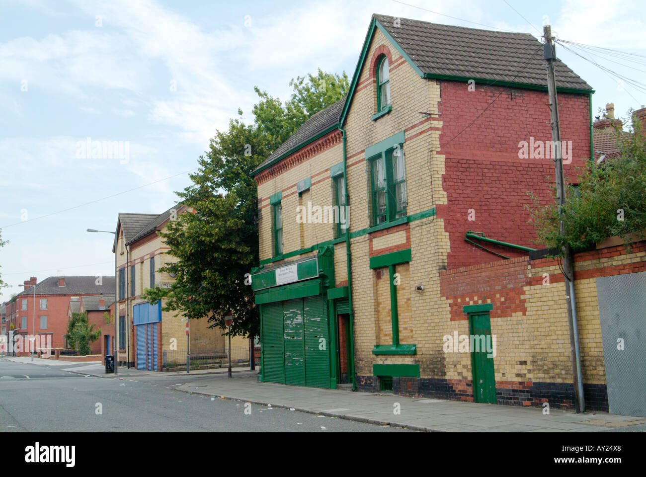 Deprived and decaying area of Granby Street off Princess Avenue ...