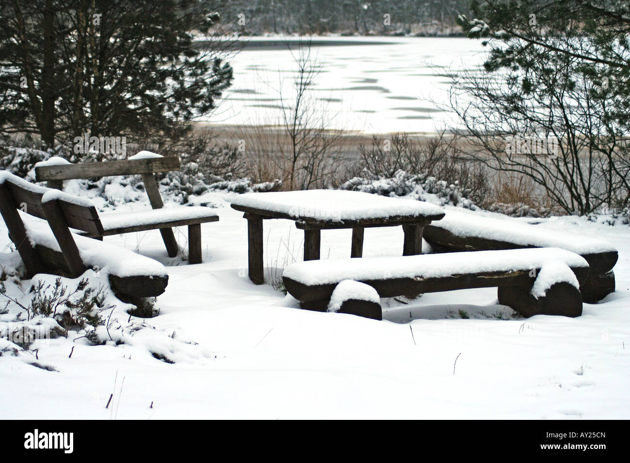 still life with snow Stock Photo - Alamy