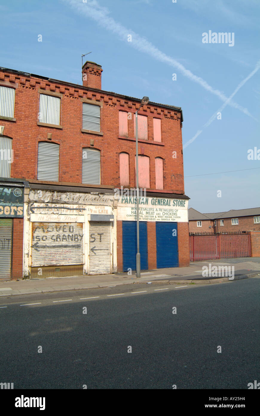 Business and retail property on Granby Street Toxteth Liverpool 8 ...