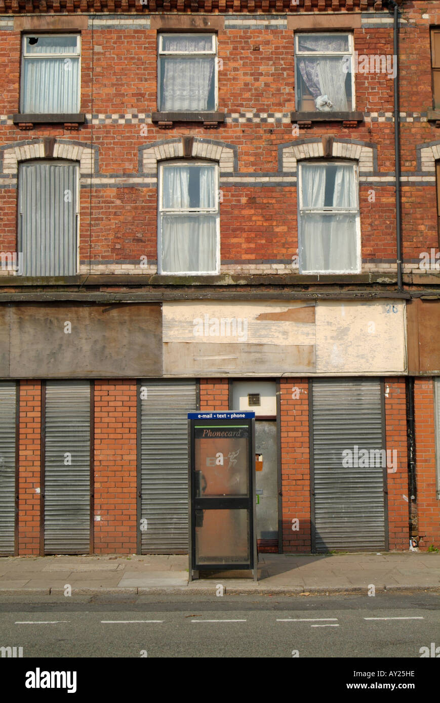 Business and retail property on Granby Street Toxteth Liverpool 8 ...