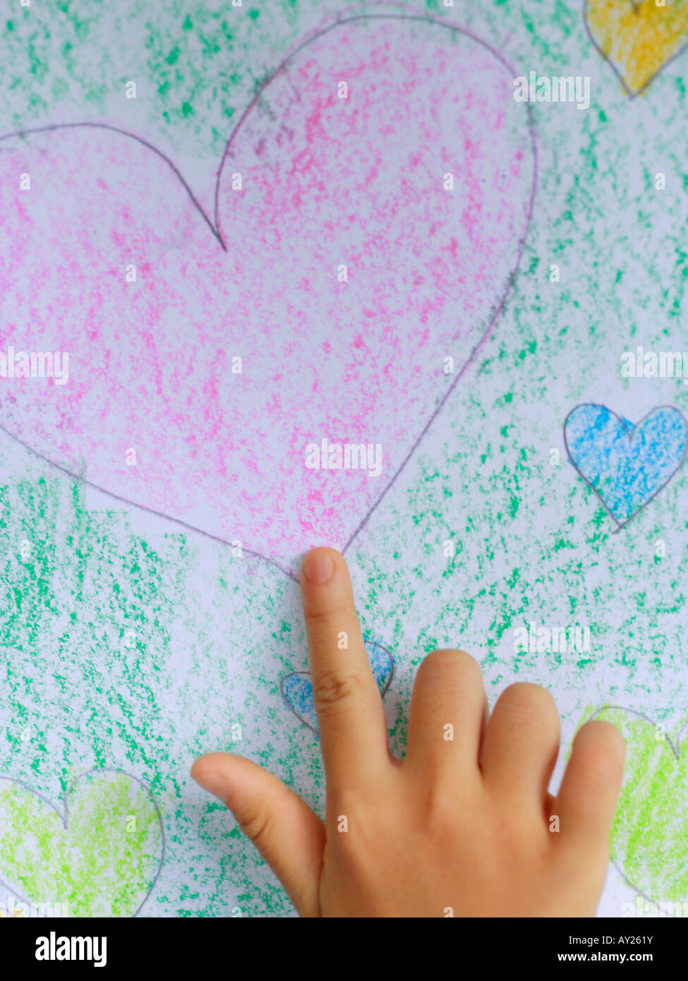 Crayon hand drawing hi-res stock photography and images - Alamy
