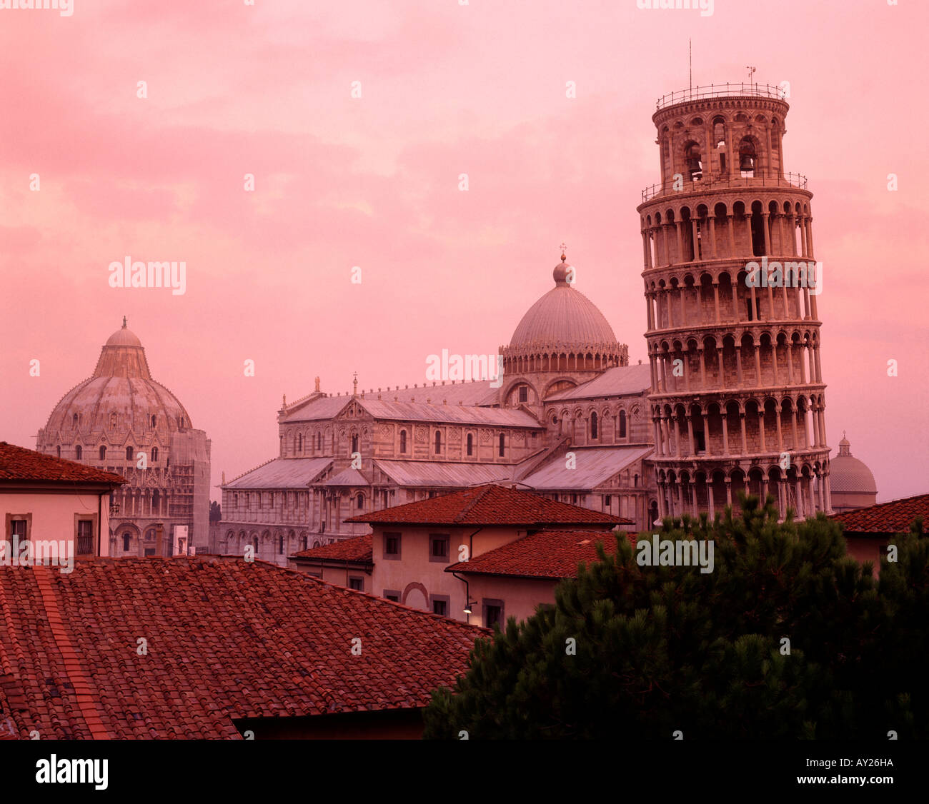 Pisa rooftops hi-res stock photography and images - Alamy