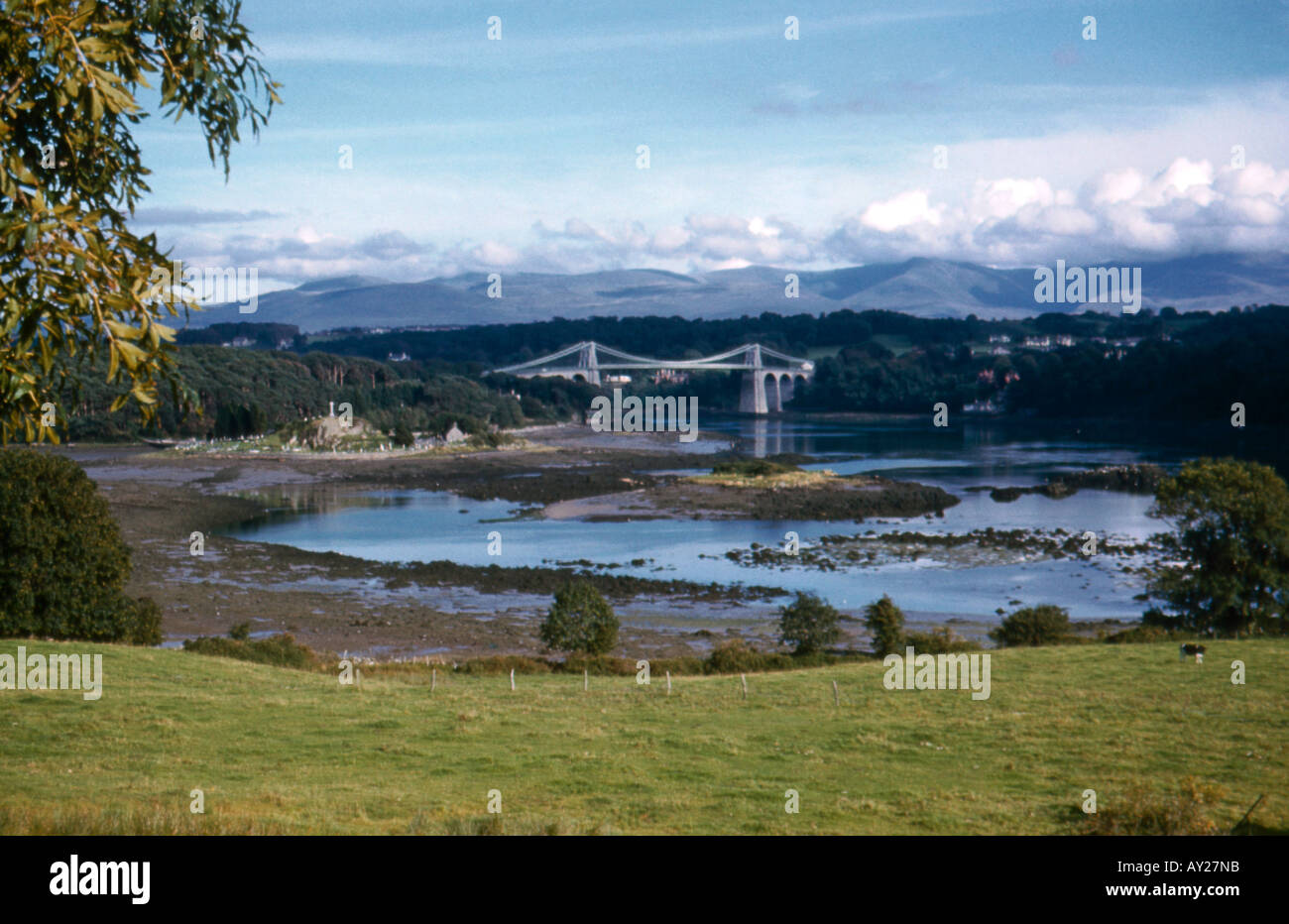 Menai bridge construction hi-res stock photography and images - Alamy