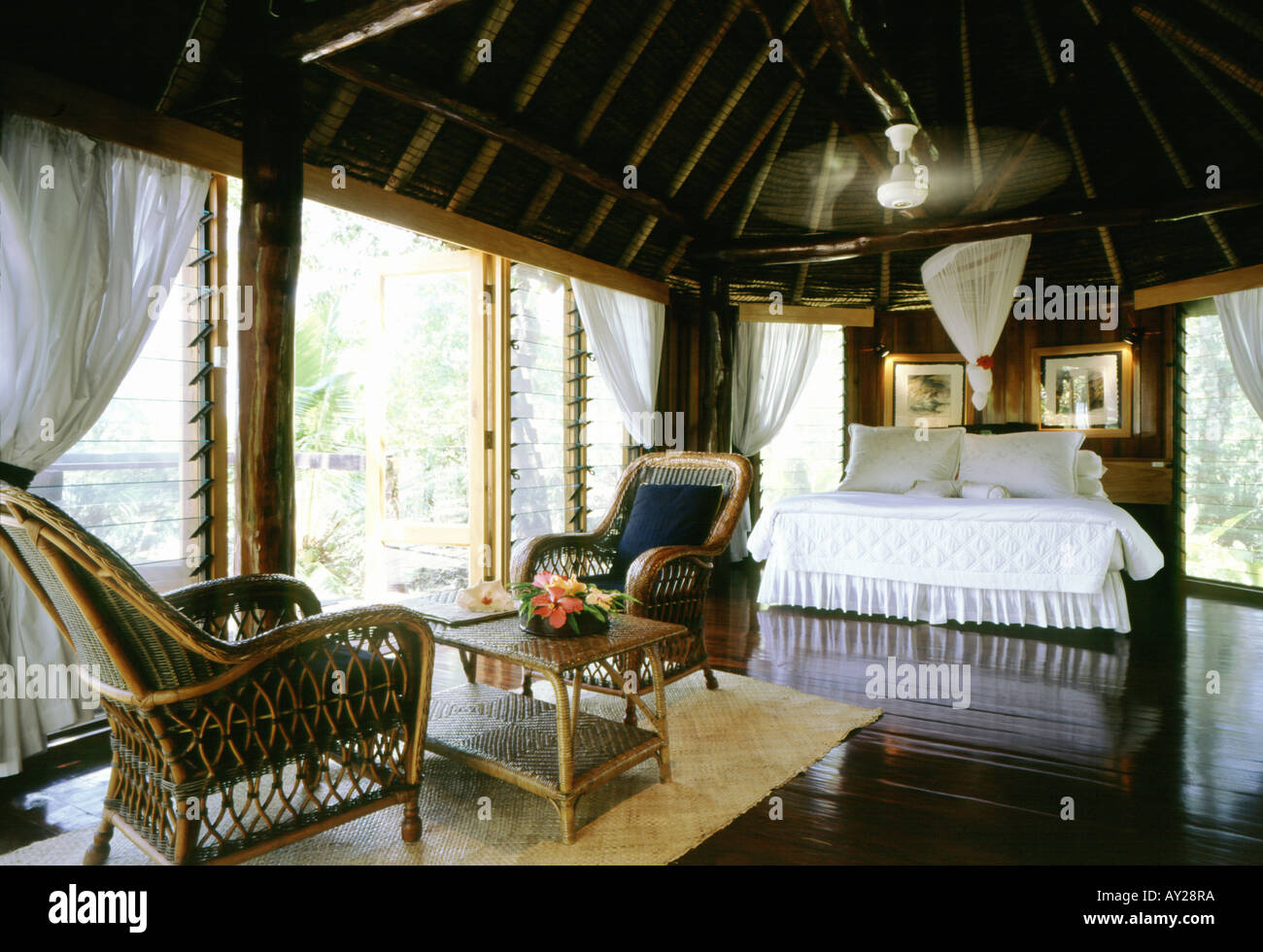 Honeymoon Suite Namali Fiji Stock Photo - Alamy