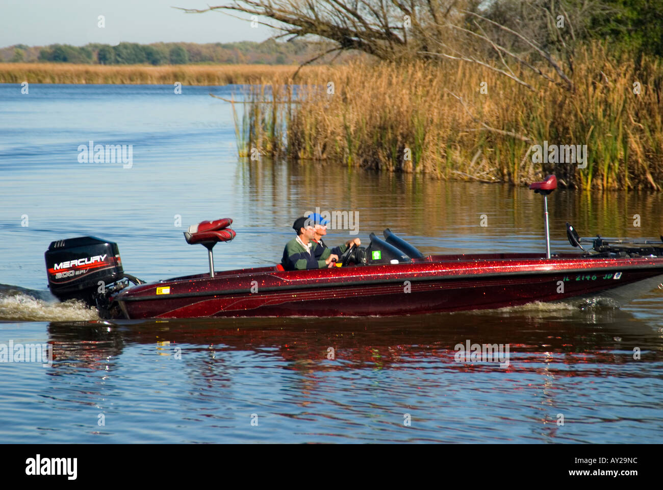 Bass Fishing Boat Stock Photo - Alamy