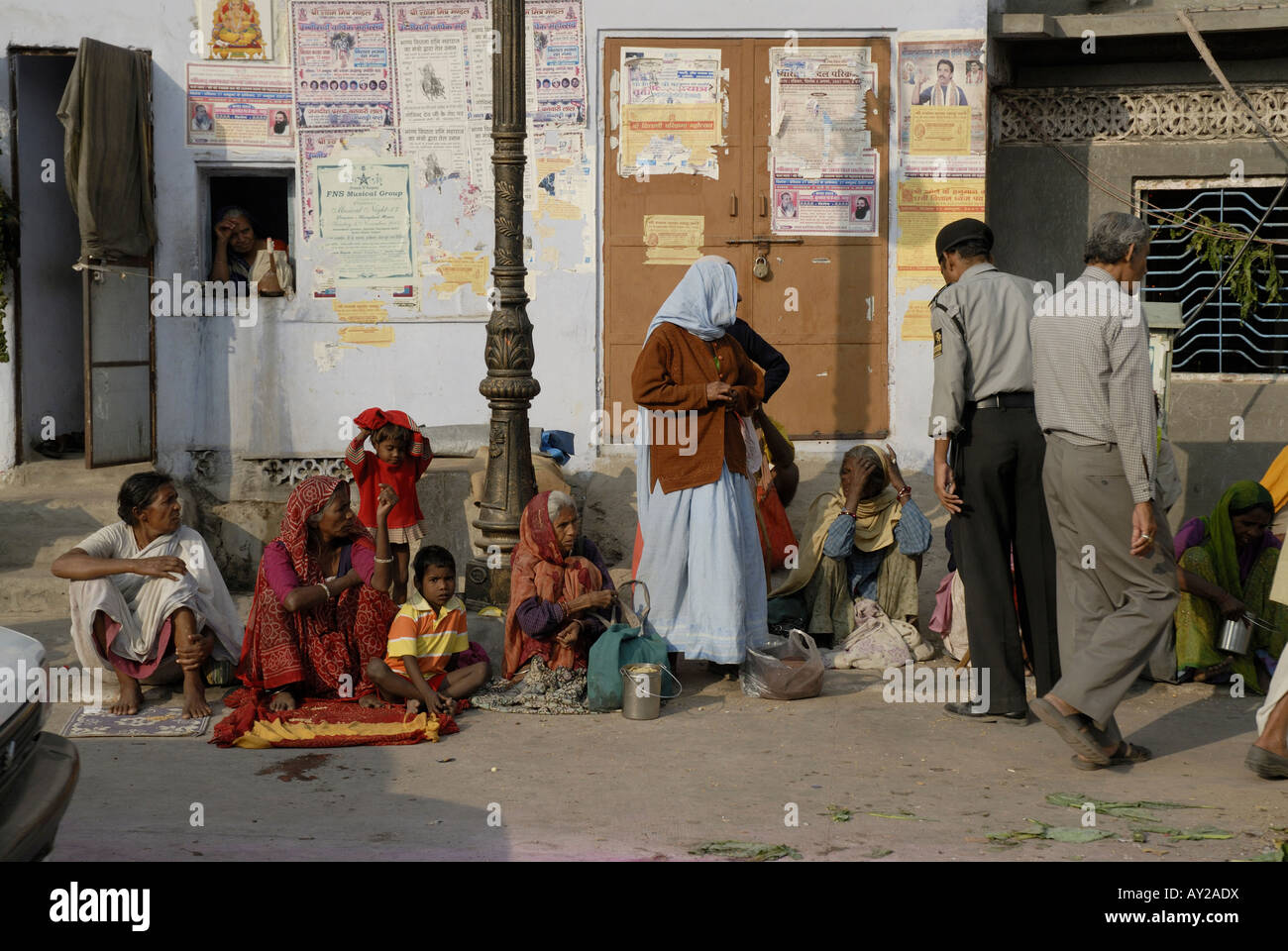 Indian People Helping The Poor