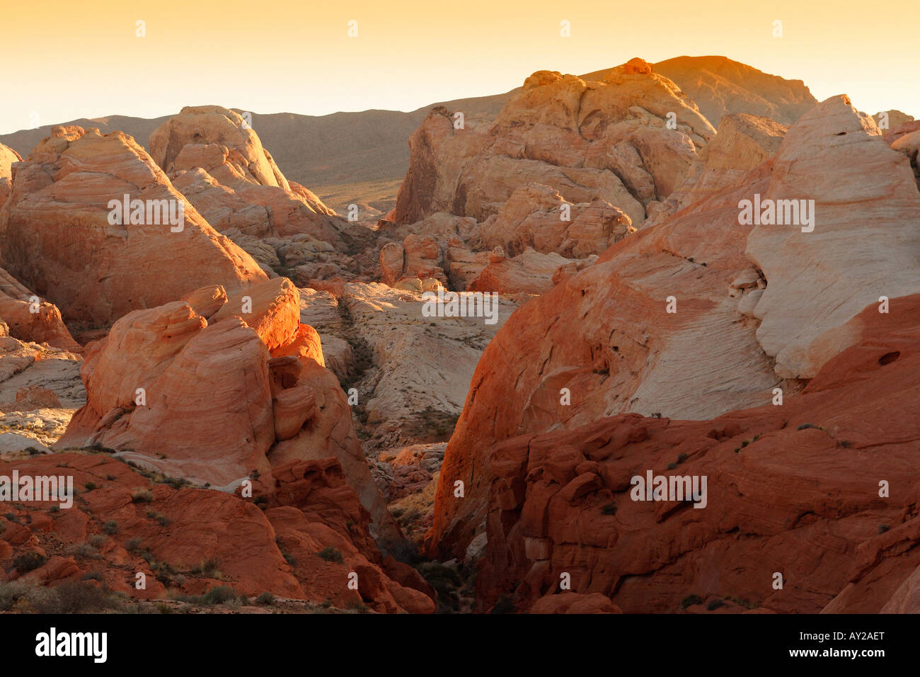 Rock Formations, Valley of Fire State Park, Nevada, USA Mohave Desert ...