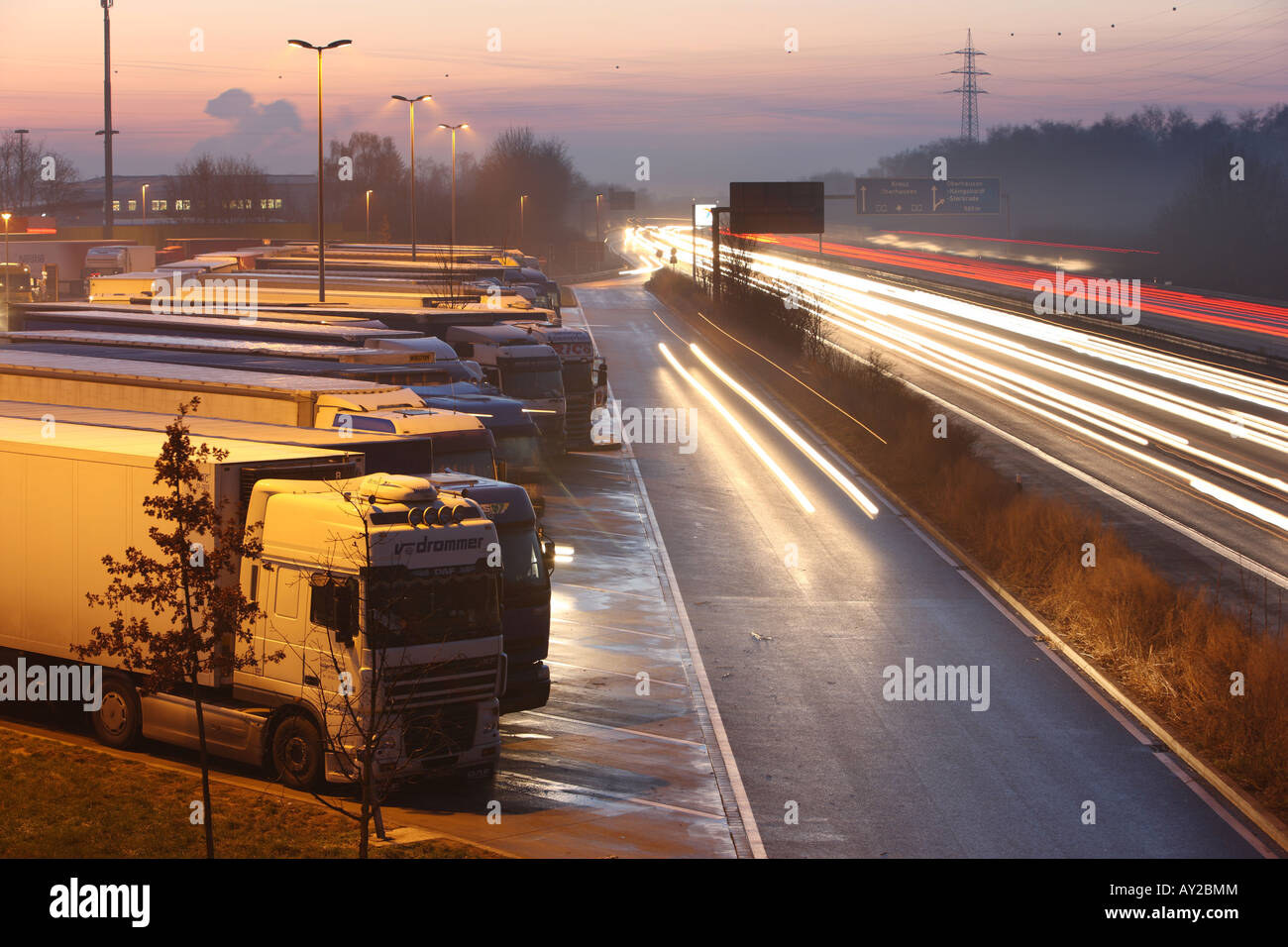 Autobahn rest area hi-res stock photography and images - Alamy