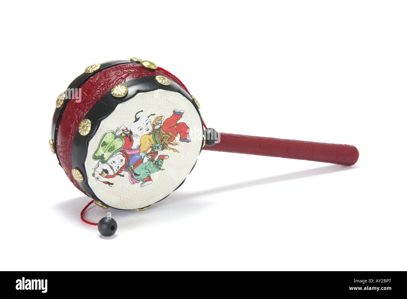 Chinese Shake Drum Stock Photo - Alamy