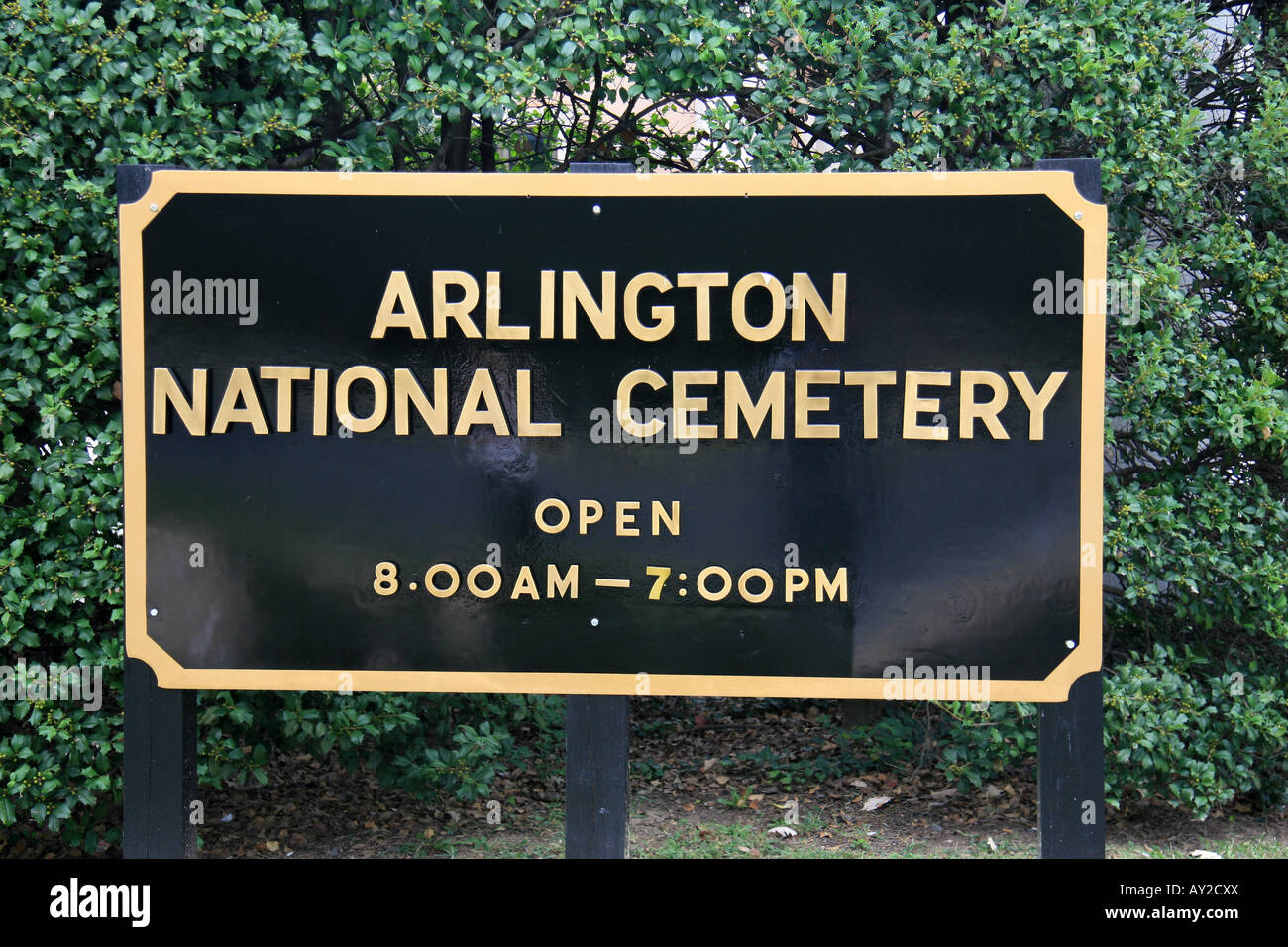 Entrance sign arlington national cemetery hi-res stock photography and ...