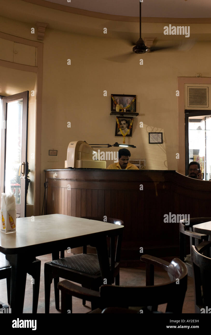 Art deco tea bar in Goa India Stock Photo - Alamy