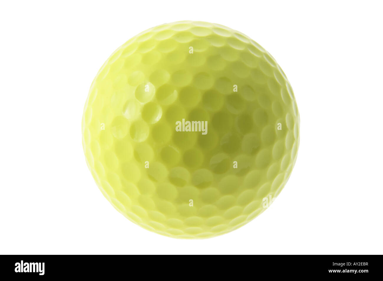 Yellow Golf Ball Stock Photo - Alamy