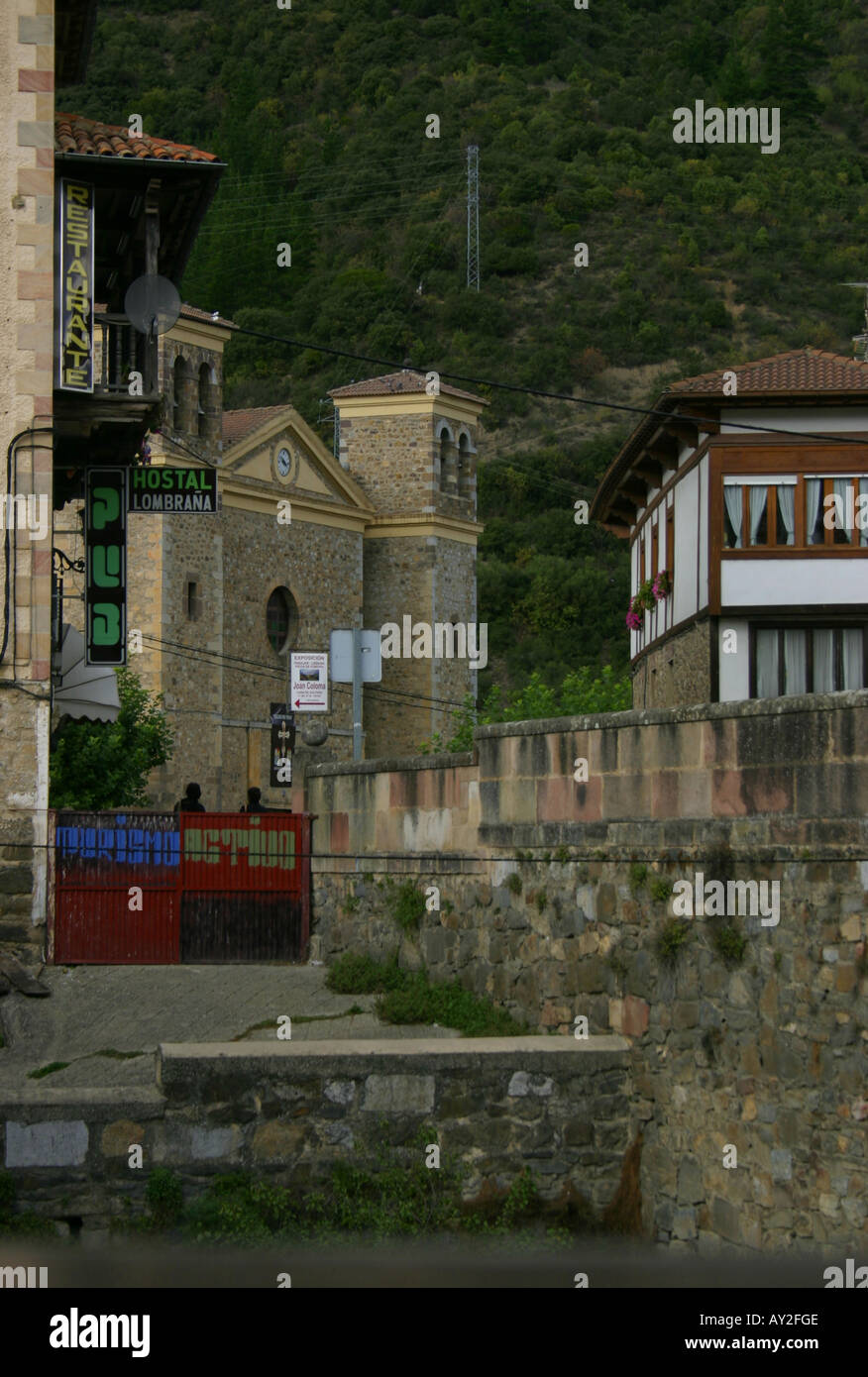 Potes in the Picos de Europa, Cantabria, Spain Stock Photo - Alamy