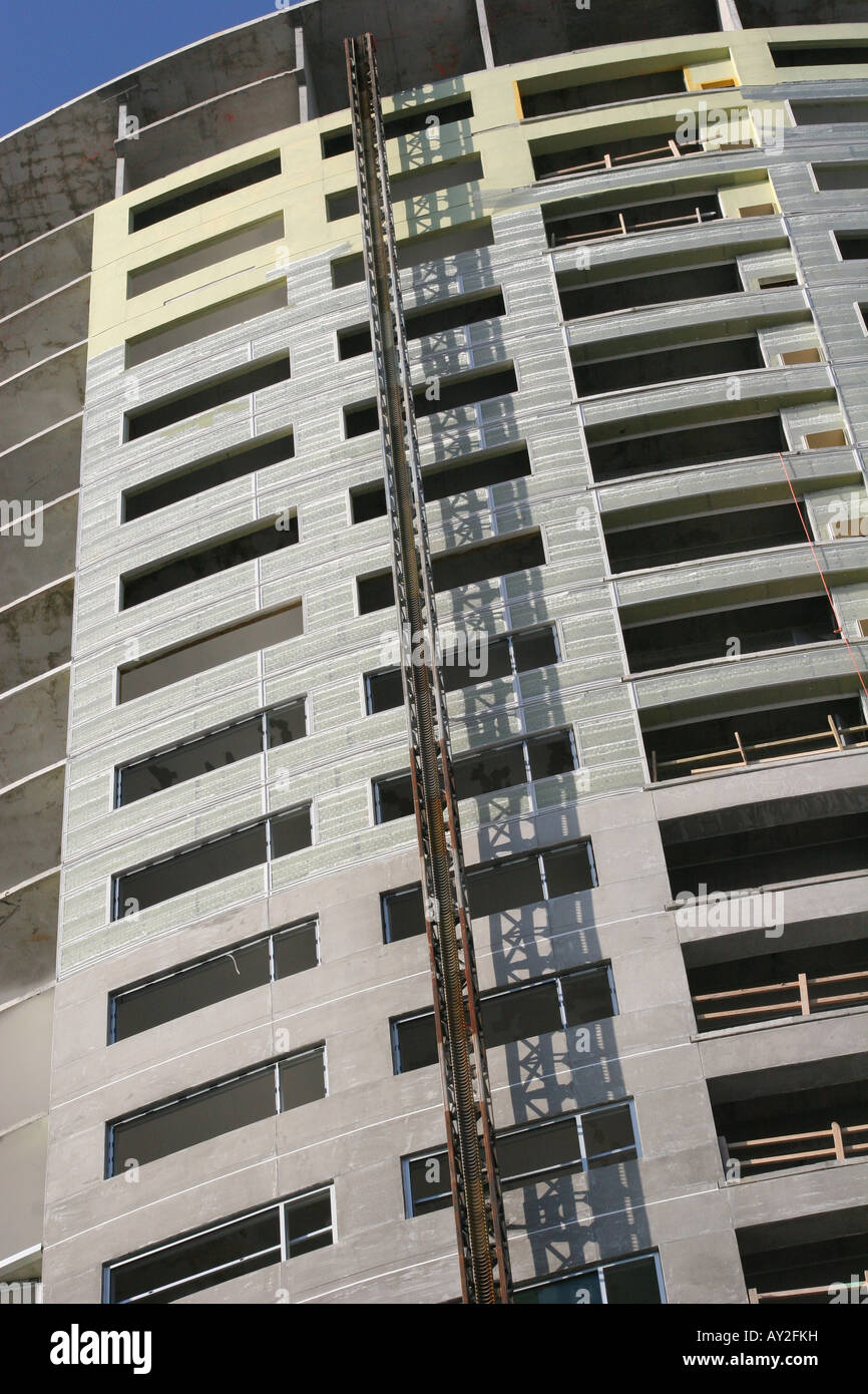 A highrise condo construction project Stock Photo - Alamy
