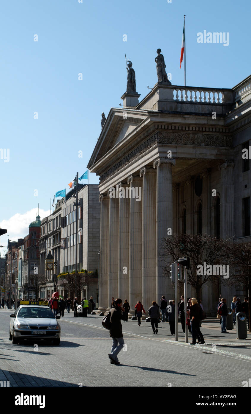GPO Building on O Connell Street Dublin Ireland The Historic General ...