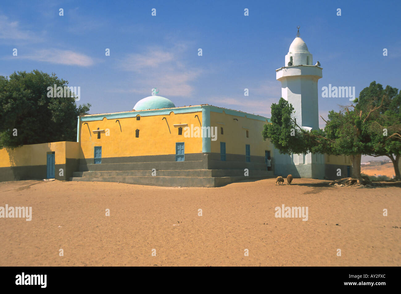 Mosque on Sehel Island near Aswan, Egypt Stock Photo - Alamy