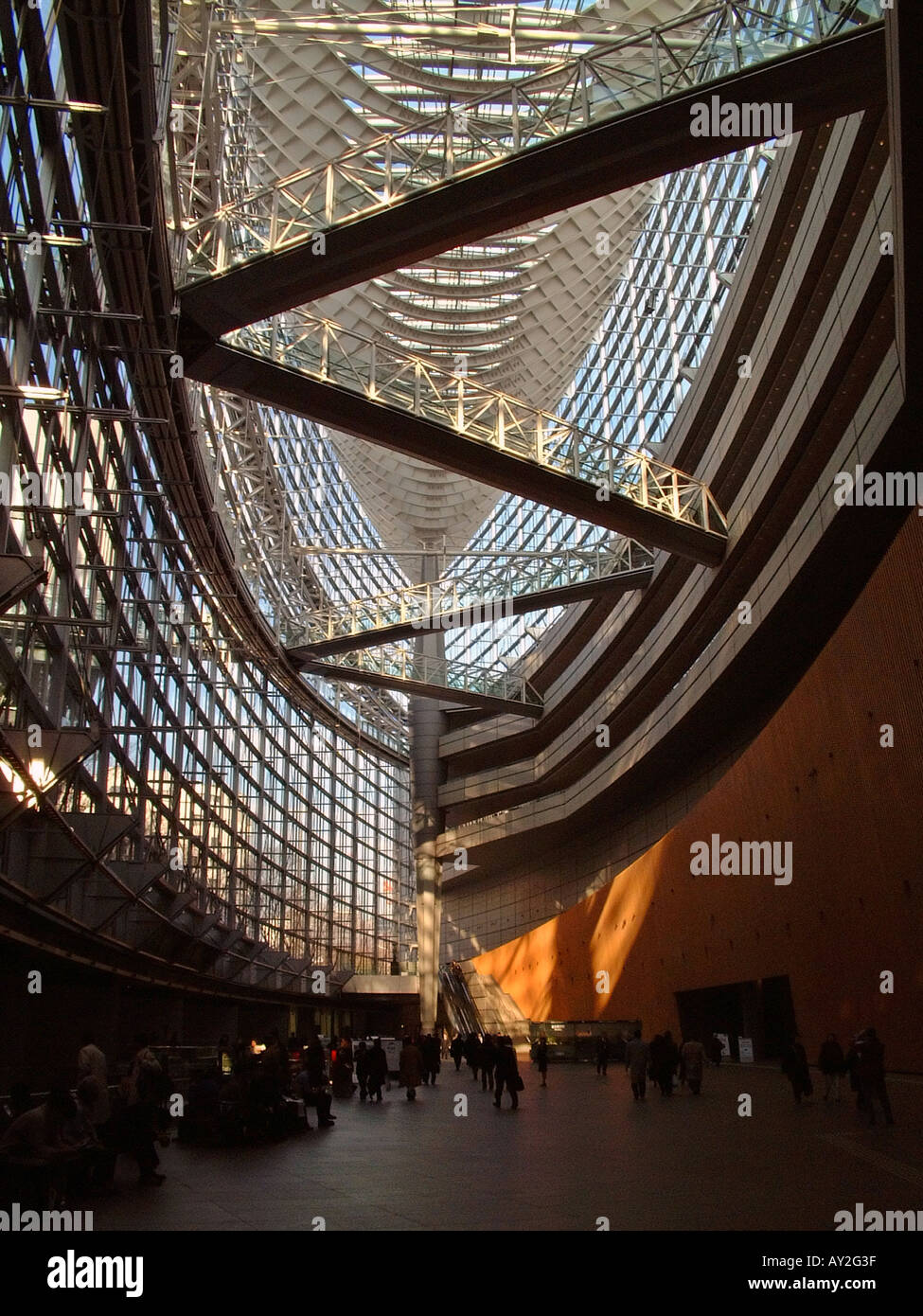 Tokyo International Forum Convention Center in Central Tokyo Japan ...