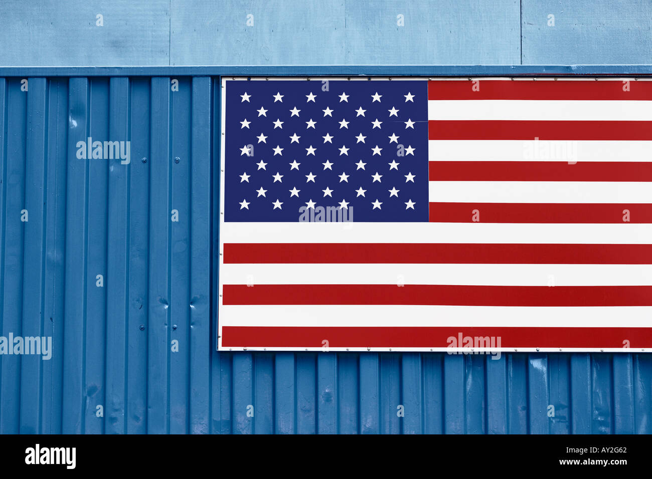 Usa flag, construction site hi-res stock photography and images - Alamy