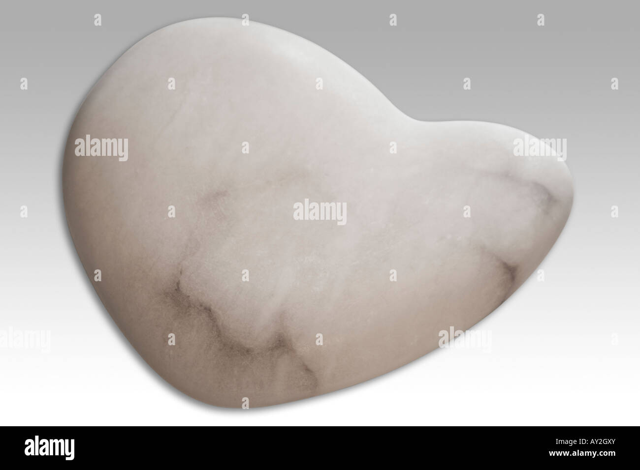 White heart shaped stone hi-res stock photography and images - Alamy
