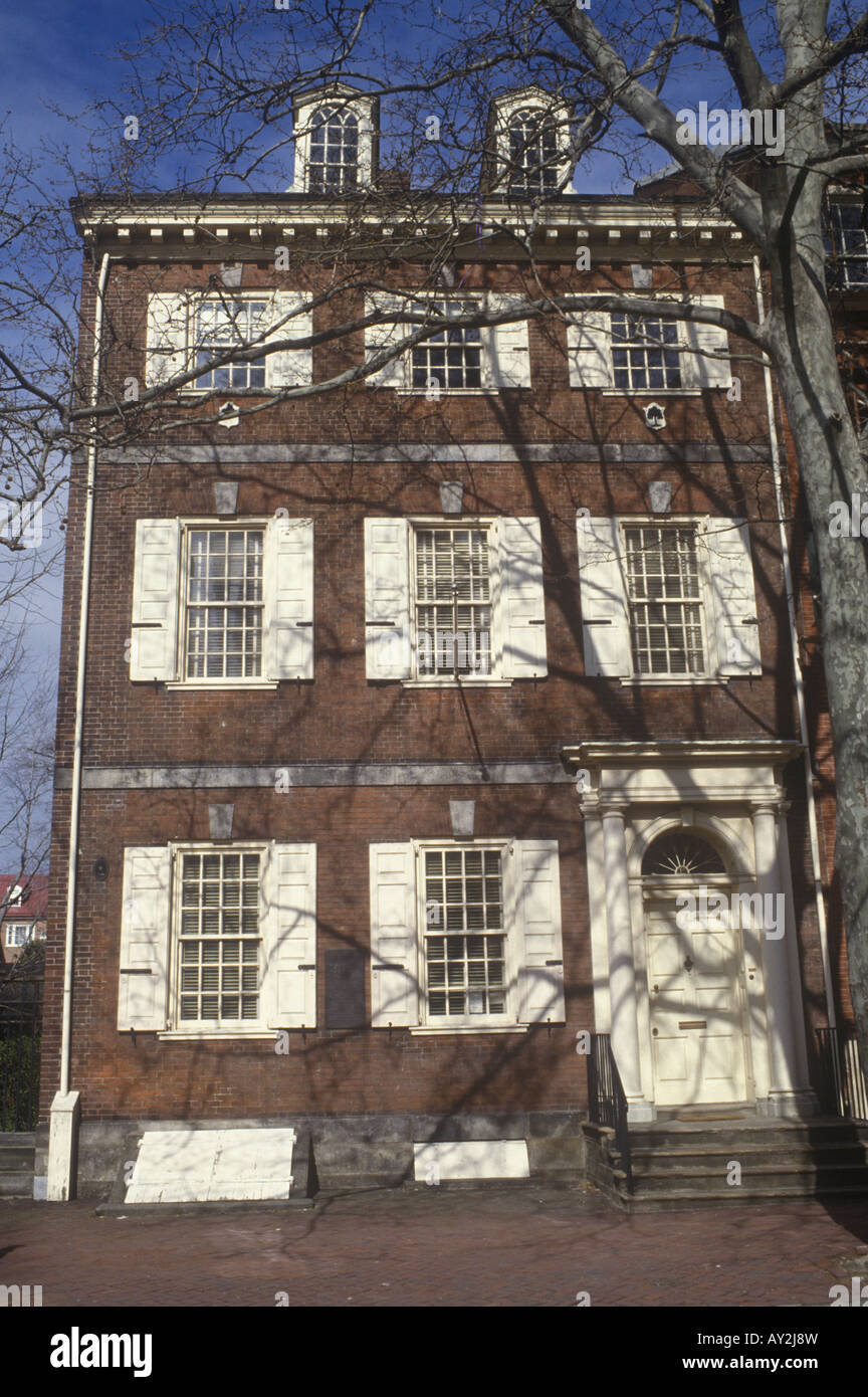 Powel House Philadelphia Pennysylvania. Grand Georgian style town house ...