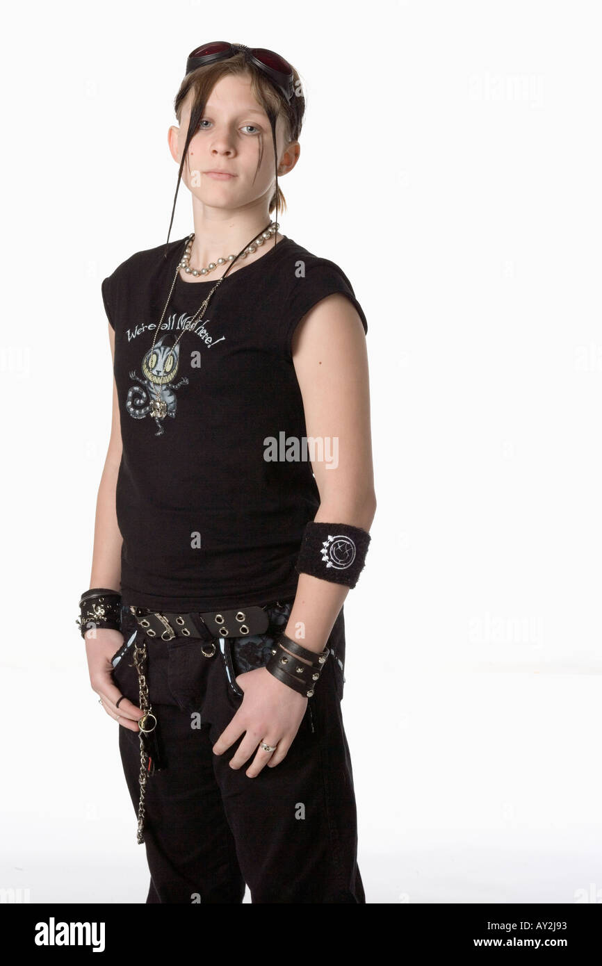 Goth teenager hi-res stock photography and images - Alamy