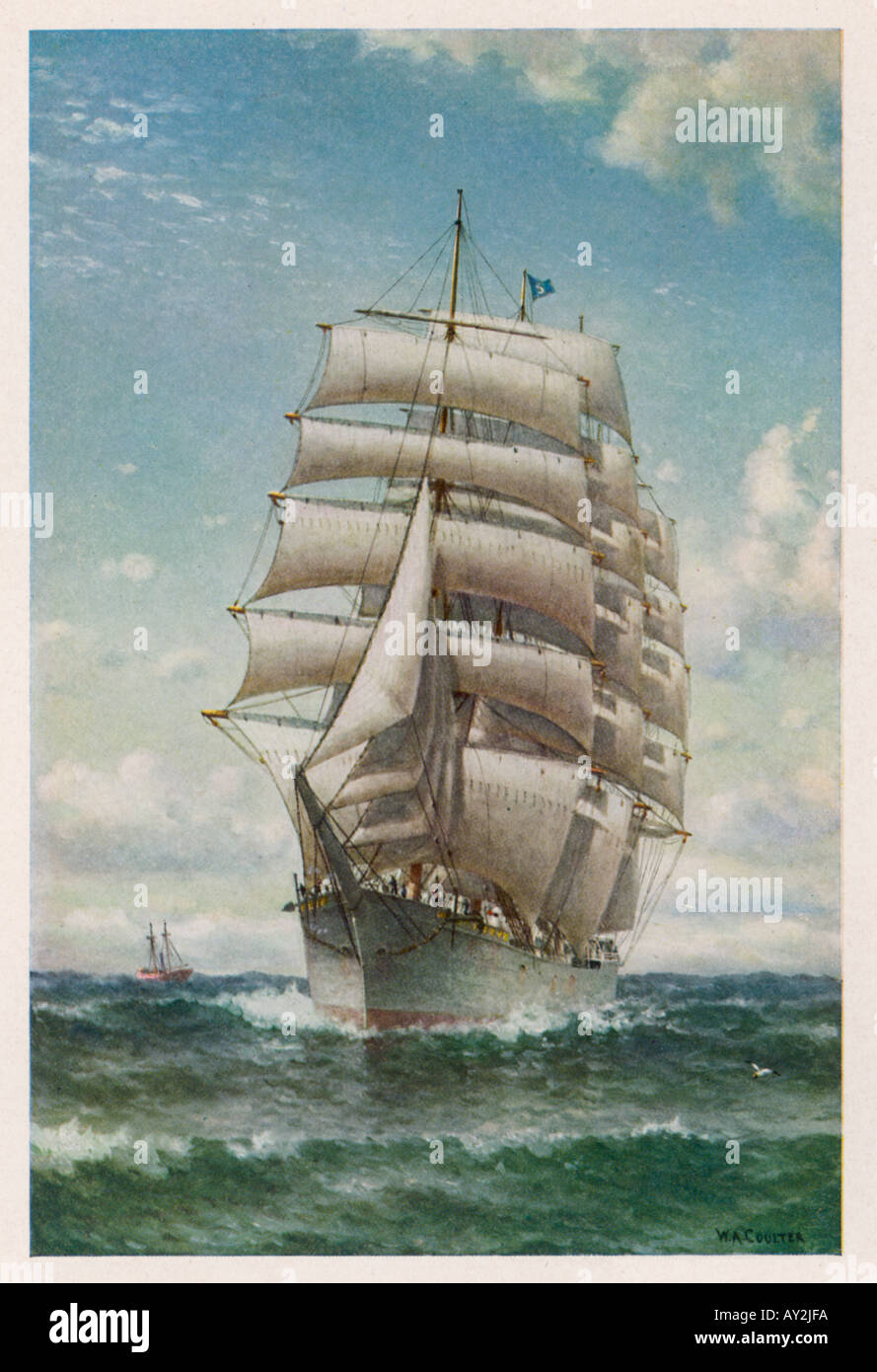 Ships with sails hi-res stock photography and images - Alamy