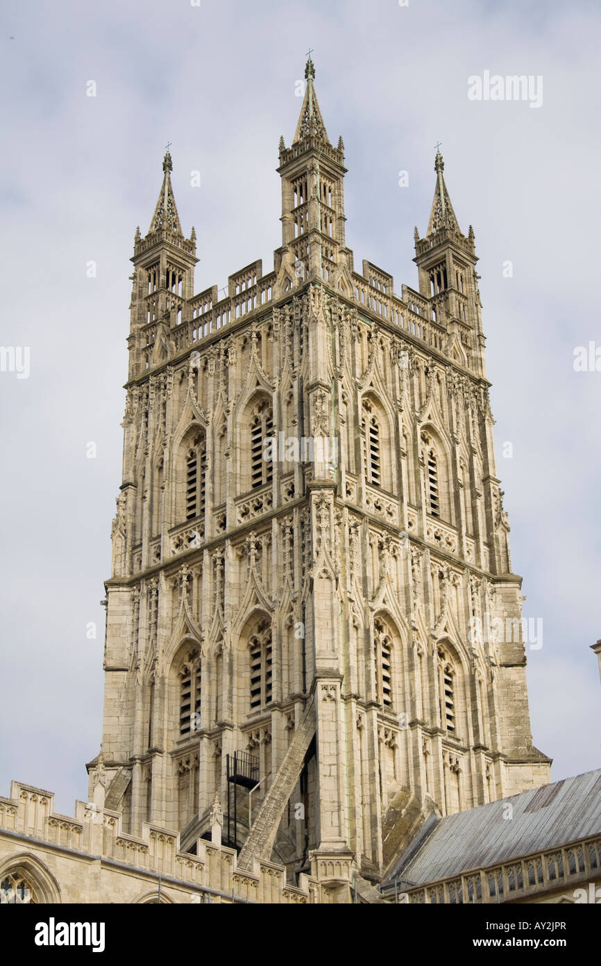 Gloucester Cathedral Tower Stock Photo - Alamy