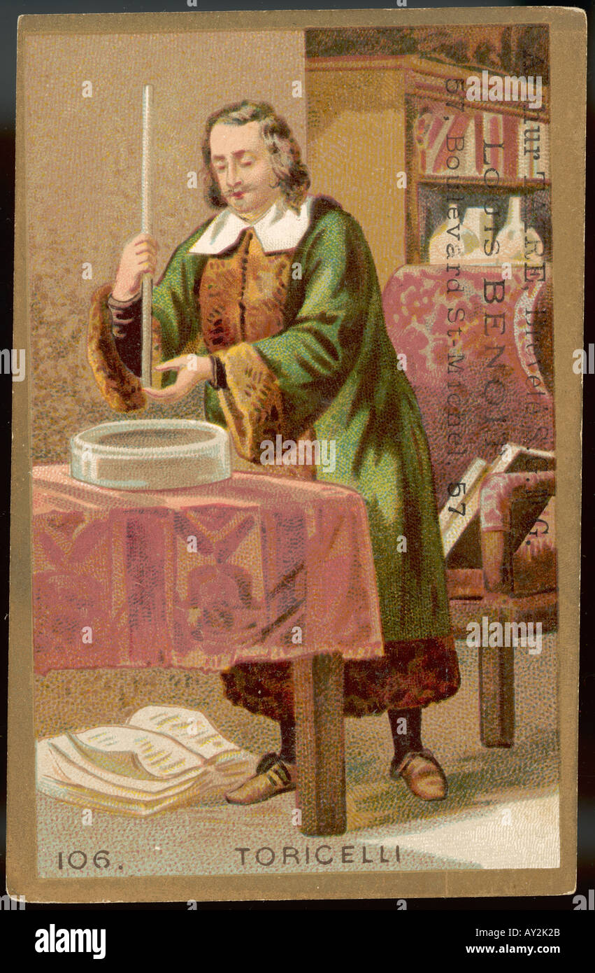 Evangelista torricelli hi-res stock photography and images - Alamy