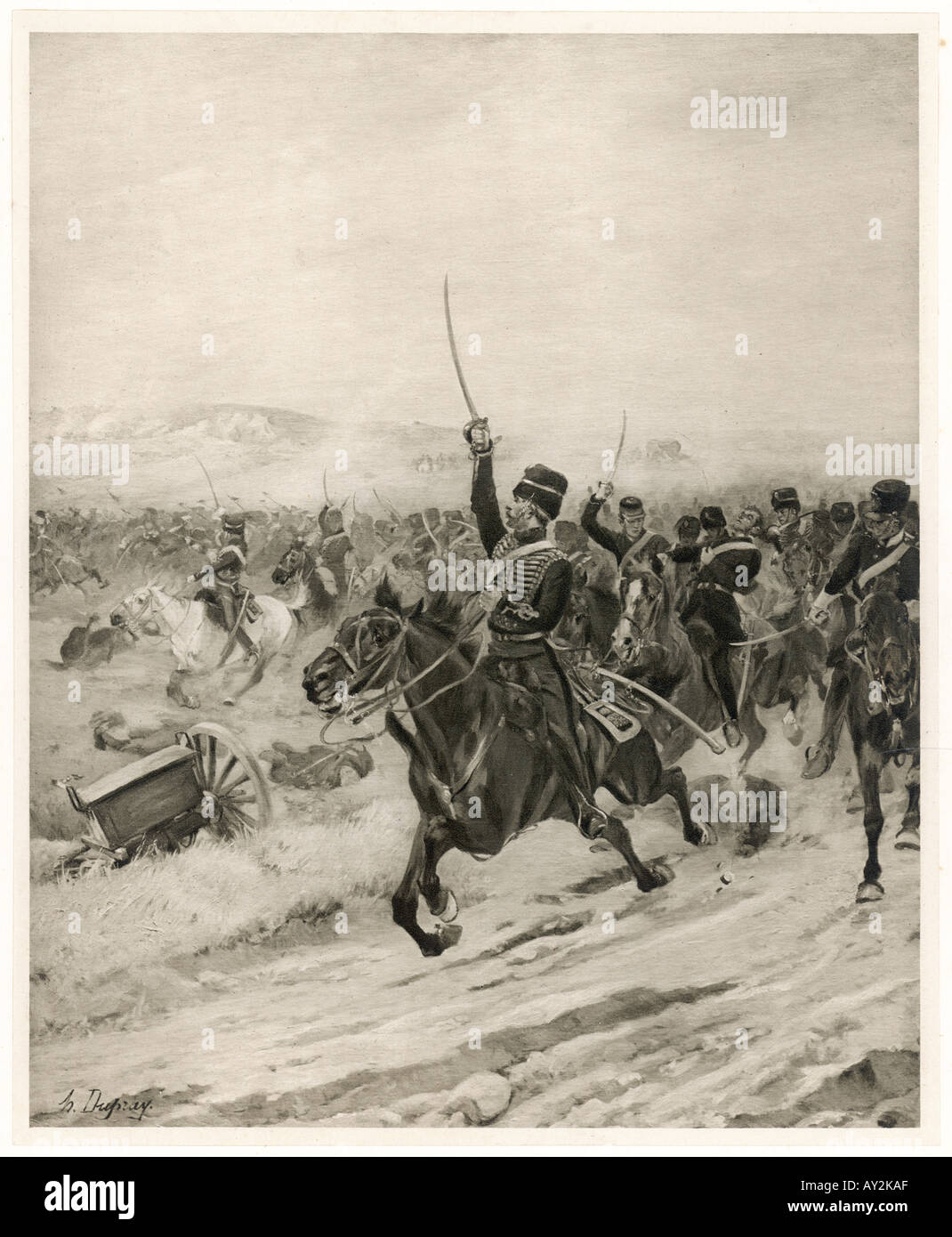 The charge of the light brigade at balaclava 1854 hi-res stock ...