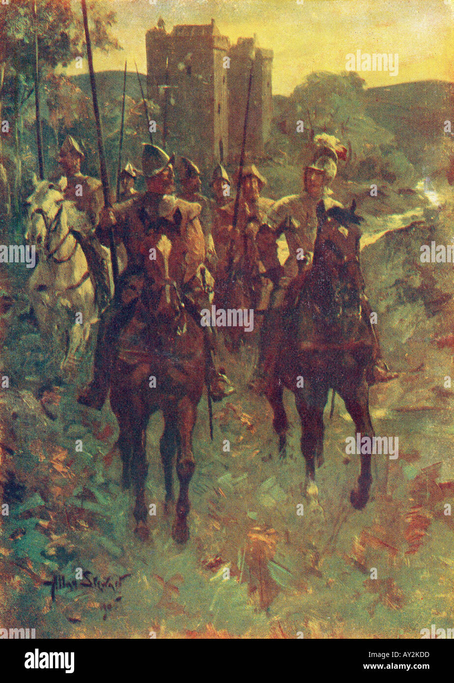 Border reivers raid hi-res stock photography and images - Alamy