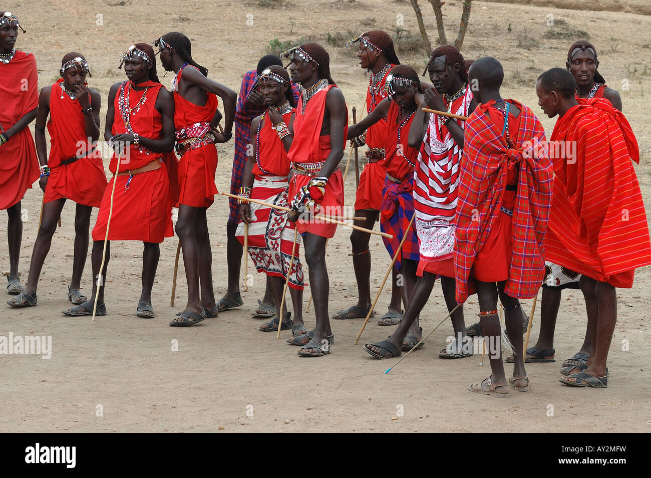Morans in red Stock Photo - Alamy