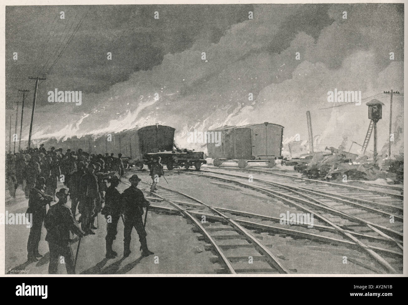 Chicago Riots 1894 2 Stock Photo - Alamy