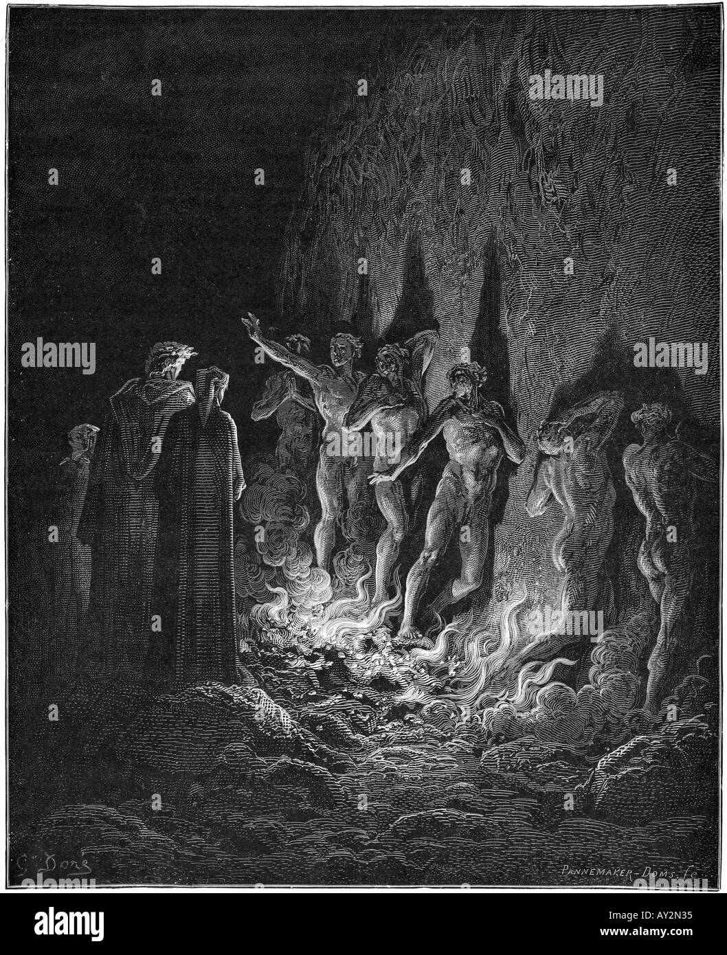 Dante and virgil in hell hi-res stock photography and images - Alamy