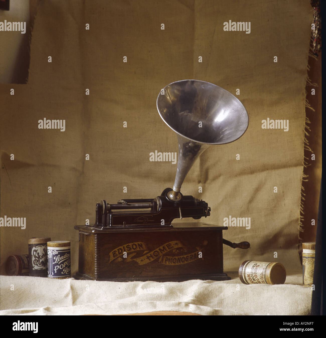 Edison phonograph hi-res stock photography and images - Alamy