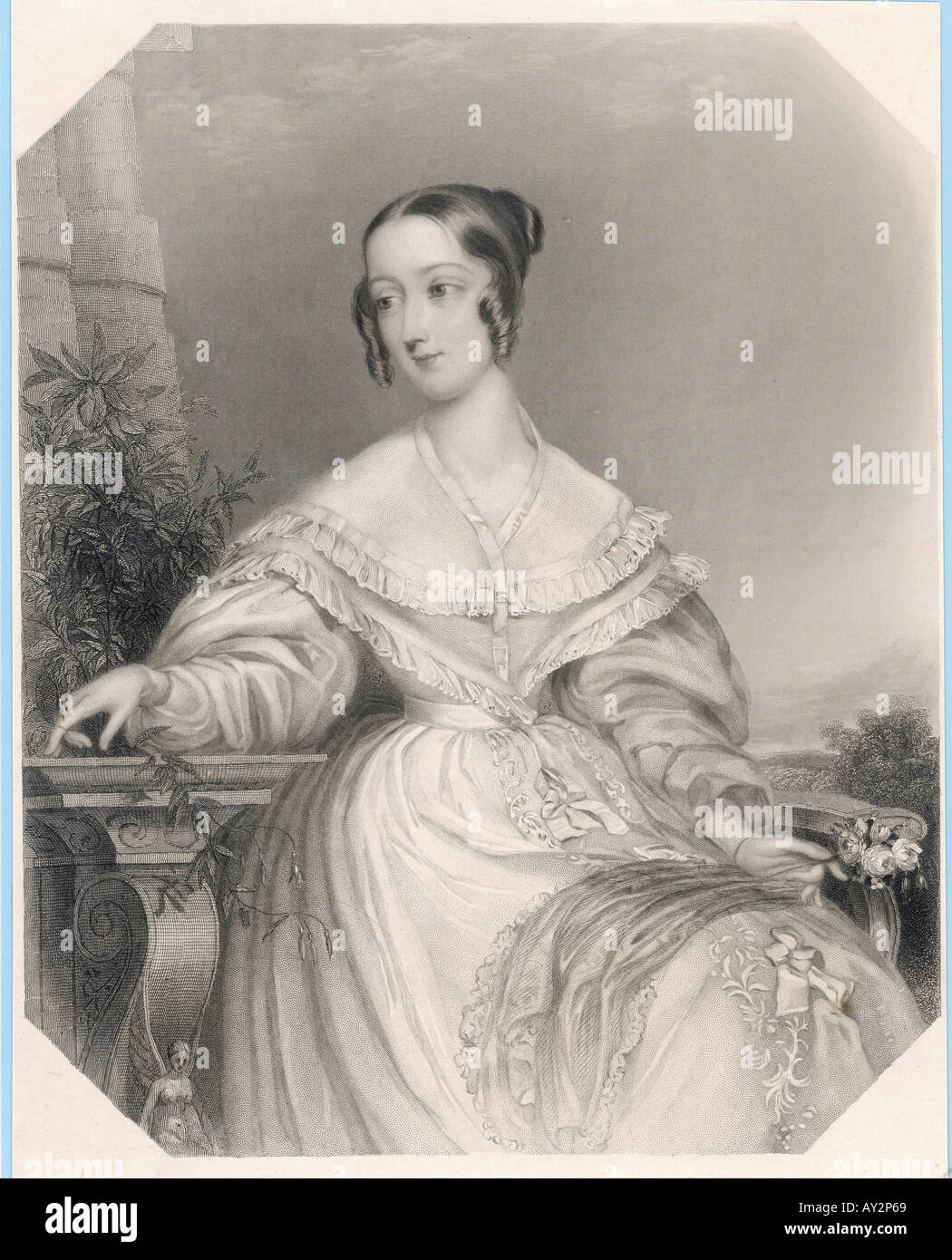 Lady Flora Hastings Stock Photo - Alamy