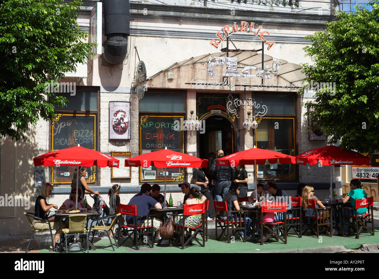Restaurant in Palermo Buenos Aires Argentina South America Stock Photo ...