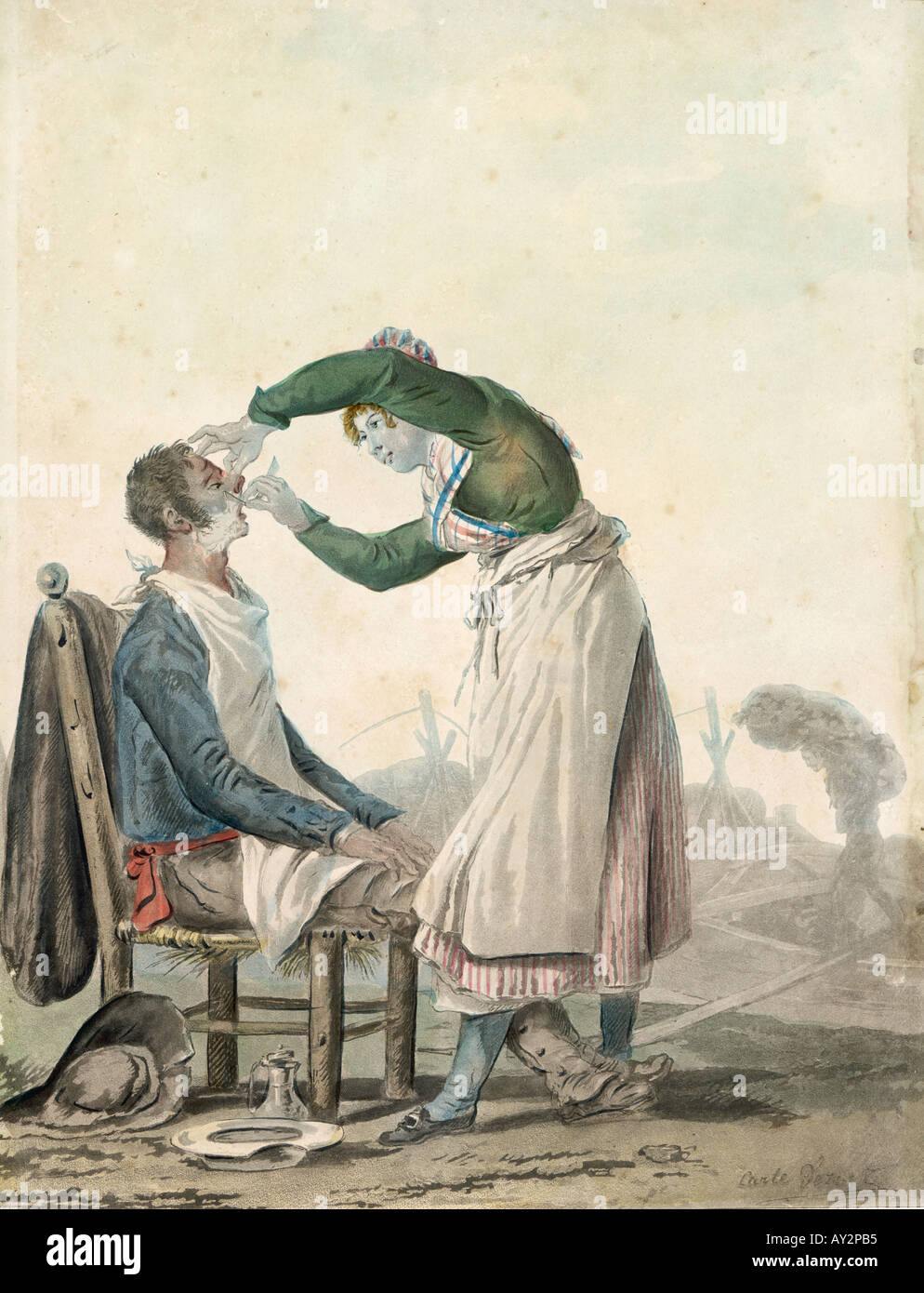 Lady barber hi-res stock photography and images - Alamy