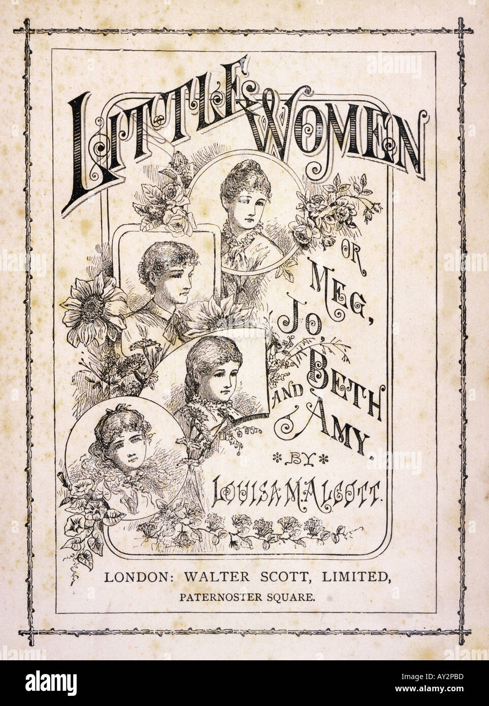 Little Women Title Page Stock Photo - Alamy